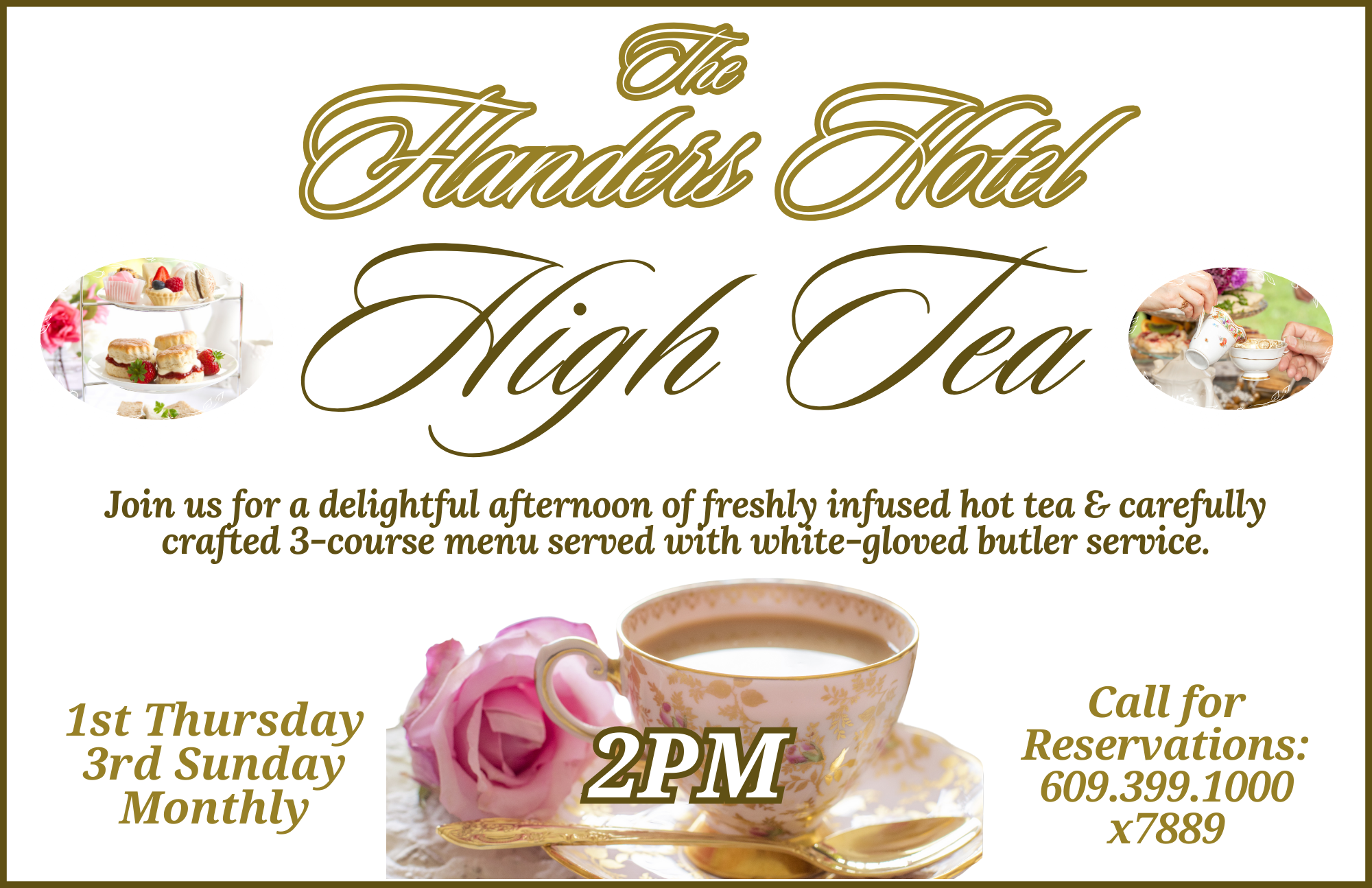Indulge in a Delightful High Tea Experience | The Flanders Hotel